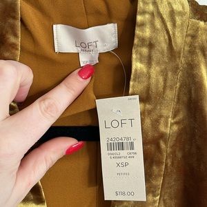LOFT | Jackets & Coats | Velvet Loft Blazer | Poshmark